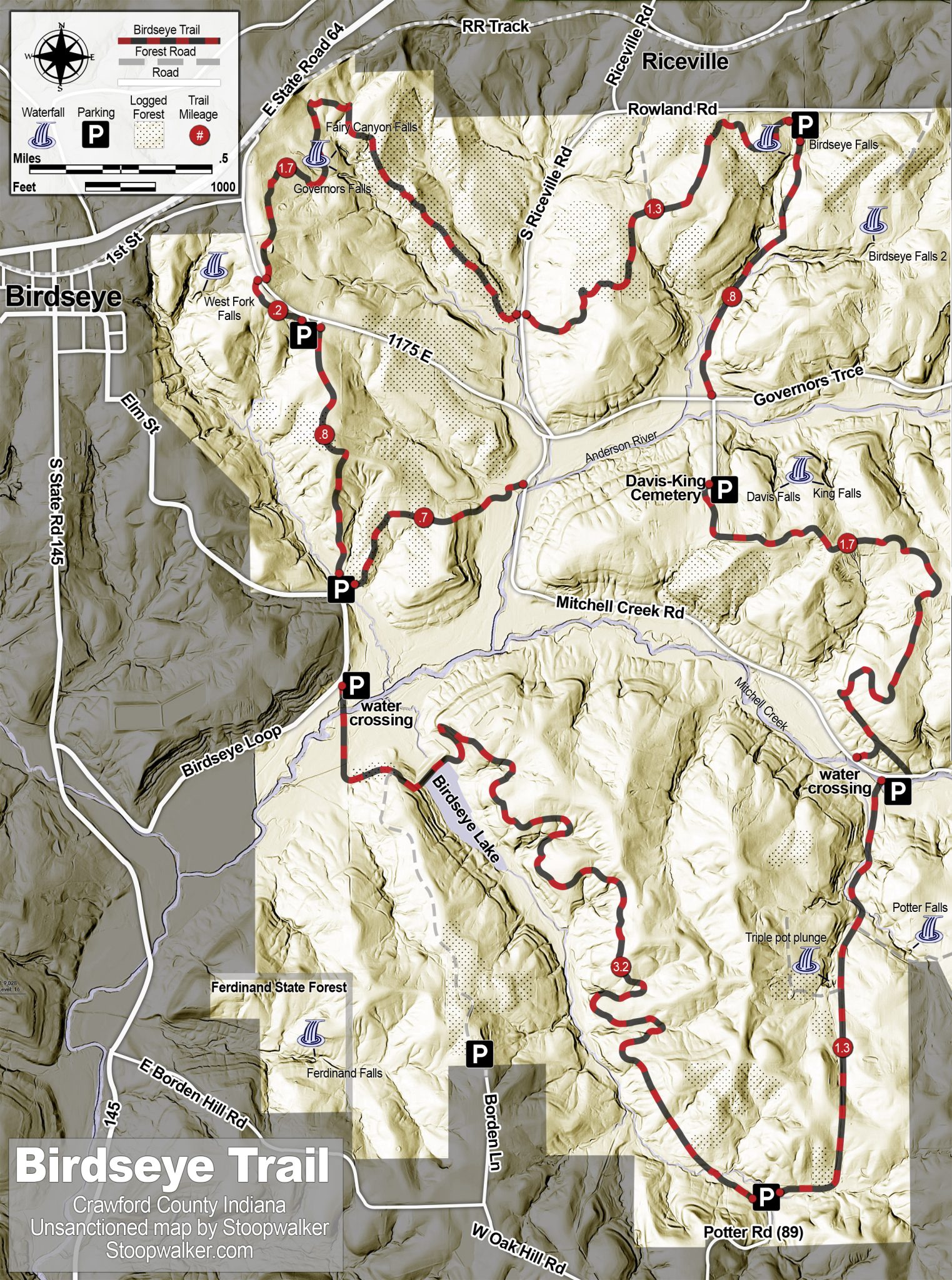 Birdseye Trail Map Release – Stoopwalker Productions LLC